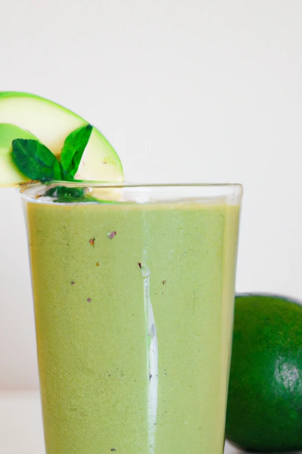 Avocado Green Apple Smoothie - Zesty Limes