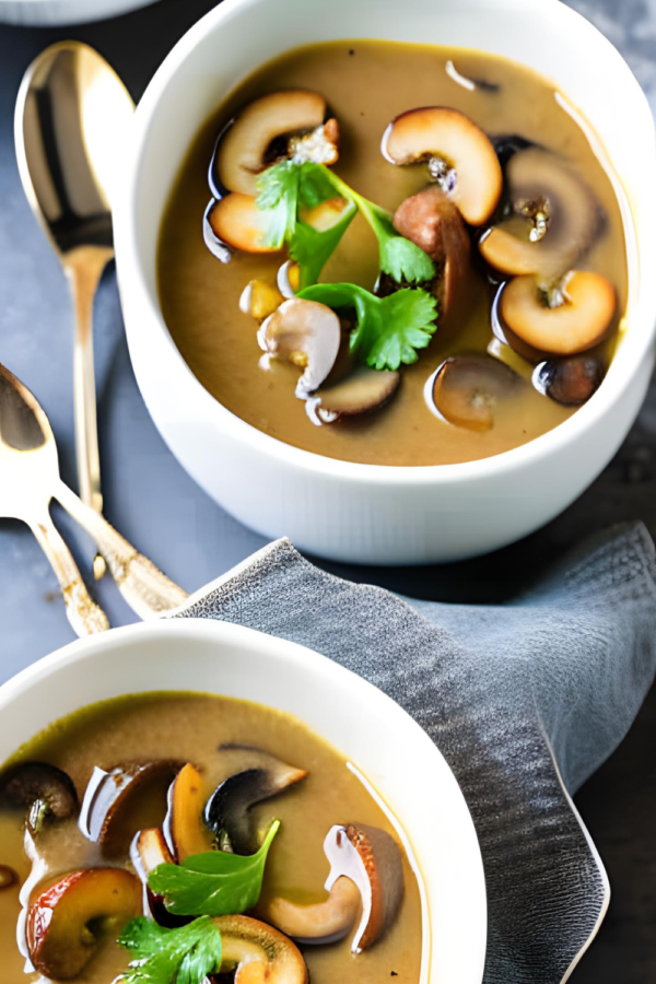 Mushroom Soup Recipe Without Cream - Zesty Limes
